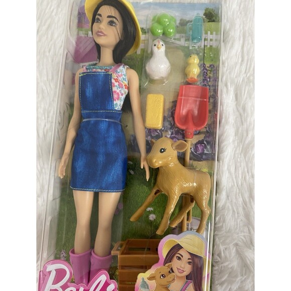 Mattel | Toys | Barbie Sweet Orchard Farm Doll Black Hair With Basket ...